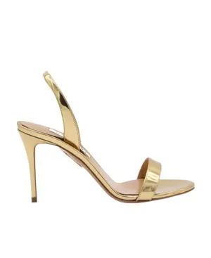 AQUAZZURA So Almond Open Toe Sandals - Nude