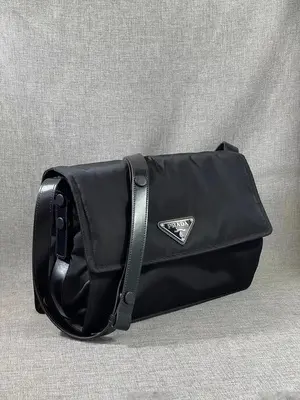 Prada Padded Re-nylon Shoulder Bag