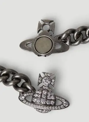 VIVIENNE WESTWOOD Embellished Orb Pendant Choker Necklace