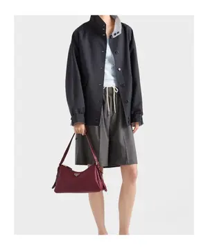 Prada Aimée Medium Leather Shoulder Bag