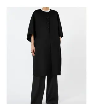 Max Mara Long Cashmere Drape Cape