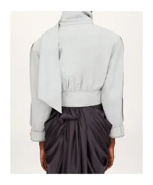 Chloé Belted Jacket With Detachable Scarf