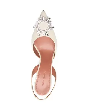 Amina Muaddi Pointed-toe High-heeled Sandals