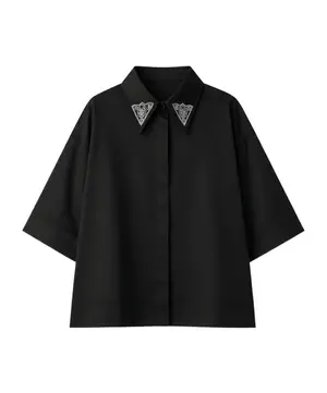 Pinko Embroidered Collar Shirt