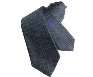 Gucci Interlocking G Silk Jacquard Tie - Blue