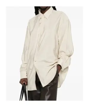 LEMAIRE Tie-neck Long-sleeve Shirt