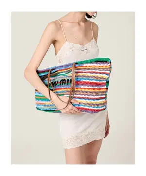 Miu Miu Crochet Large Handbag
