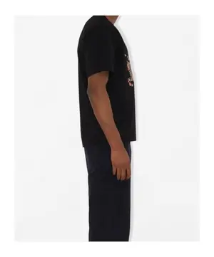 Burberry Logo Detailed Crewneck T-shirt - Black