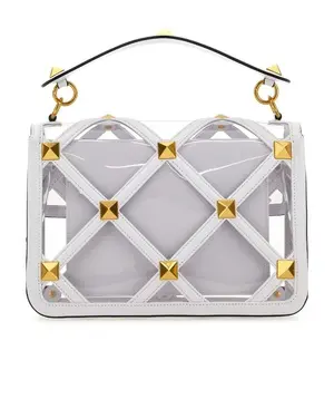 Valentino Garavani Roman Stud Foldover Top Crossbody Bag