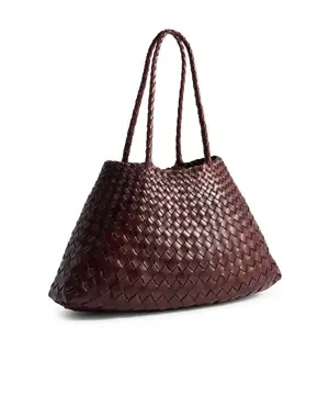 Dragon Diffusion Santa Croce Woven Tote Bag - Brown