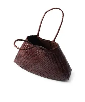 Dragon Diffusion Santa Croce Woven Tote Bag - Brown