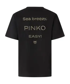 Pinko Logo Detail Crew Neck T-shirt