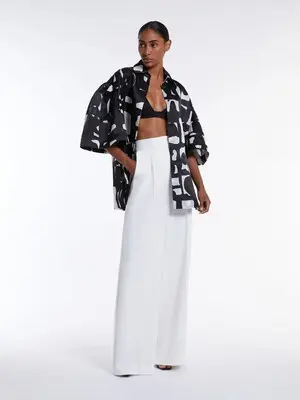 Max Mara All-over Patterned Short-sleeved Top