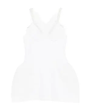SHUSHU/TONG Lace Bow Mini Dress - No