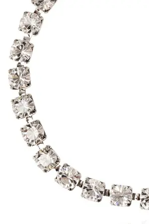 Dsquared2 Crystal-embellished Logo Charm Bracelet