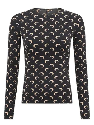 MARINE SERRE Moon" Top - Black