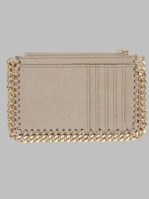 Stella McCartney Falabella Card Holder - Beige