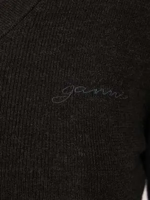 GANNI Mini Merino Cardigan