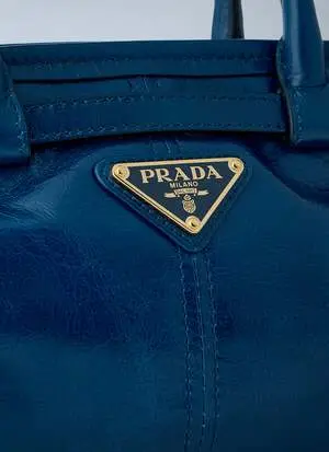 Prada Mini Bonnie Handbag - Blue