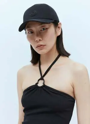 Moncler Logo Ring Halterneck Swimsuit
