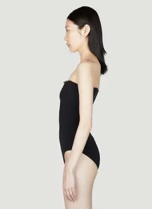 Bottega Veneta Stretch Nylon Swimsuit With Knot Ring