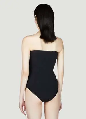 Bottega Veneta Stretch Nylon Swimsuit With Knot Ring
