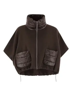 Herno Wool And Nylon Down Jacket - Brown
