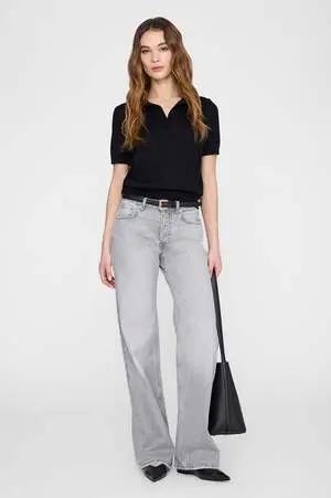 ANINE BING Moni Polo Sweater
