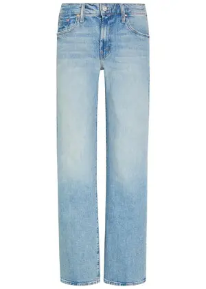 MOTHER The Mid Rise Rambler Stretch-denim Jeans - Blue