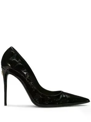 Dolce & Gabbana 105mm Crocodile-embossed Pumps