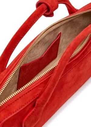 Alaïa Le Teckel Suede Clutch - Orange