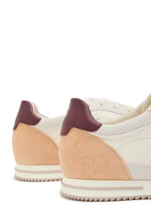 Brunello Cucinelli Panelled Grained Leather Sneakers
