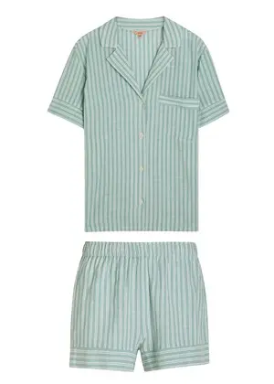 Eberjey Nautico Shortie Woven Pyjama Set
