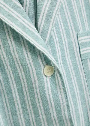 Eberjey Nautico Shortie Woven Pyjama Set