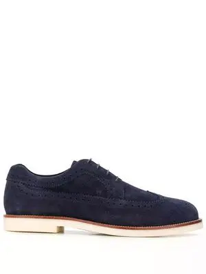 Hogan Contrast Rubber Sole Brogues