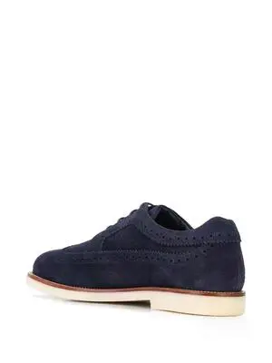 Hogan Contrast Rubber Sole Brogues