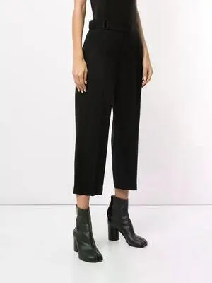 Yohji Yamamoto Cropped Tailored Trousers