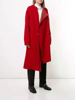 Y’s Asymmetric Wool Coat