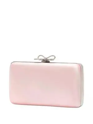 SELF-PORTRAIT Bow Detail Clutch Bag
