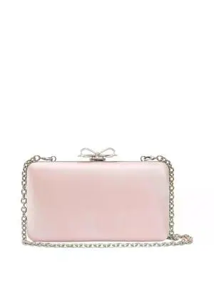 SELF-PORTRAIT Bow Detail Clutch Bag