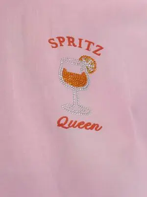 MC2 SAINT BARTH Emilie Spritz Queen T-shirt - Pink