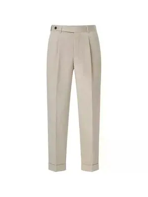 PT TORINO Pleated Turn-up Trousers
