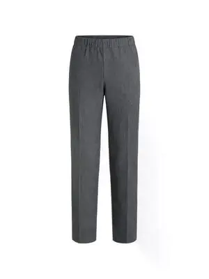 LARDINI Elasticated-waistband Pressed-crease Trousers