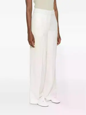 JOSEPH Beige Wide-leg Trousers