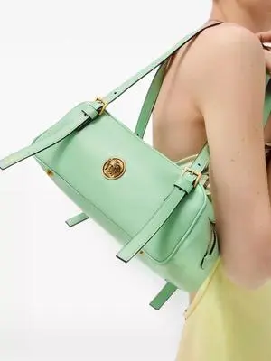 Versace Emblème Nappa Bowling Bag - Green
