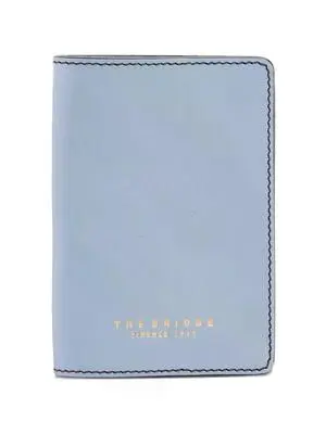 THE BRIDGE Logo-print Leather Passport Holder