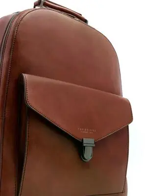 THE BRIDGE 1980 Leather Double-zip Backpack