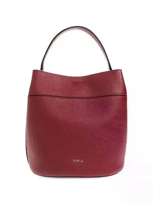 Furla M Amelia Leather Tote Bag - Red