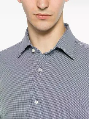 BOSS Geometric-print Long-sleeve Shirt