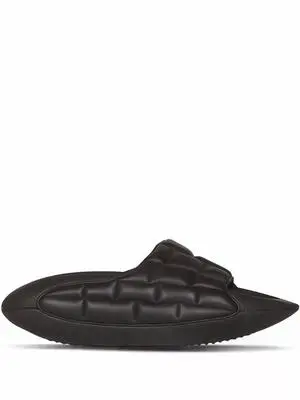 Balmain Quilted Leather Sandals